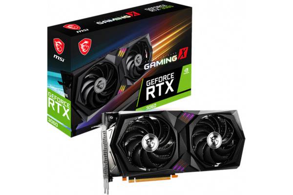 MSI GeForce RTX 3060 GAMING X - 12GB GDDR6 SDRAM - Grafikkort ...